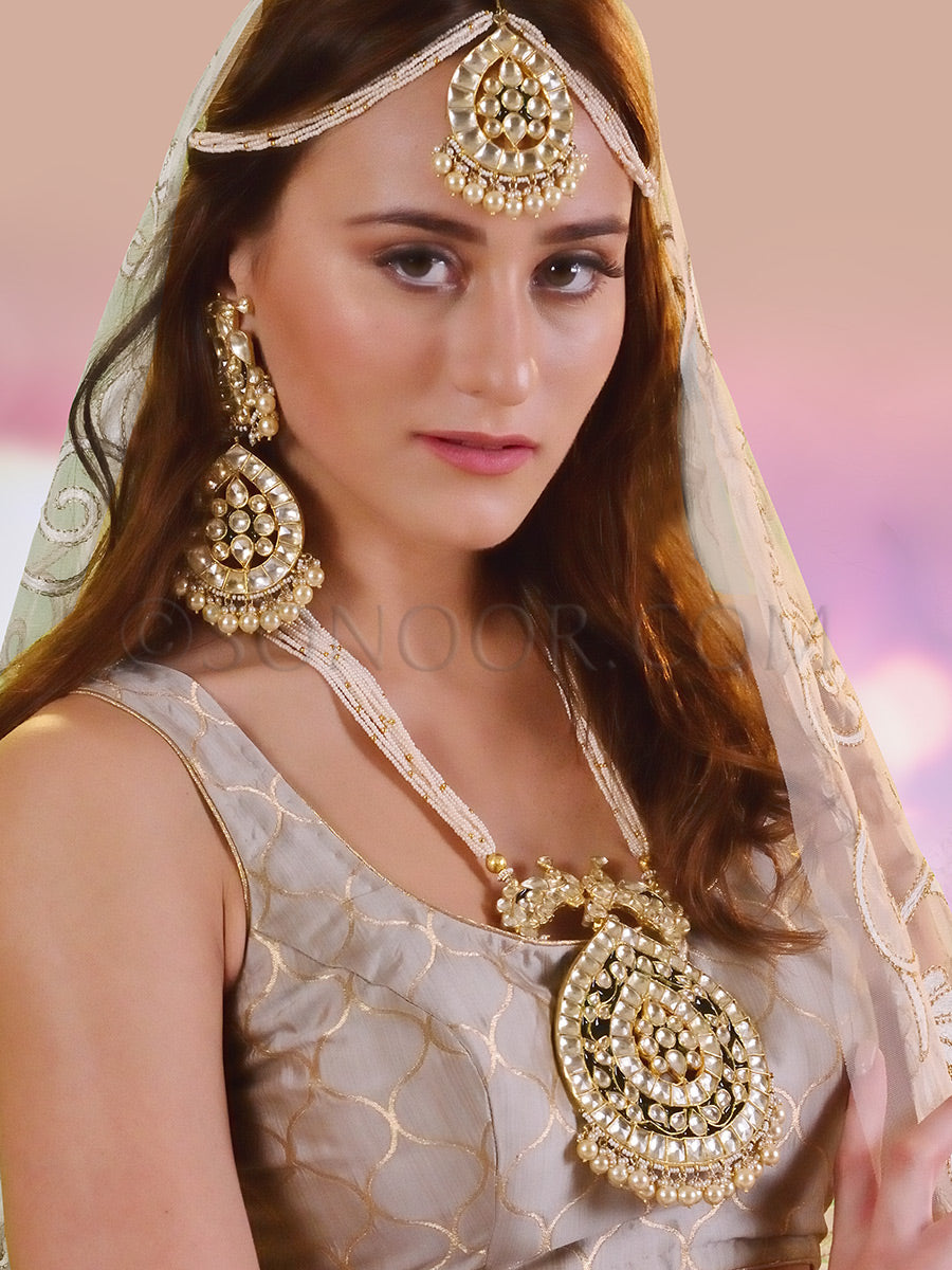 Aafreen Meena Kari Rani Haar Bridal Set – Sonoor